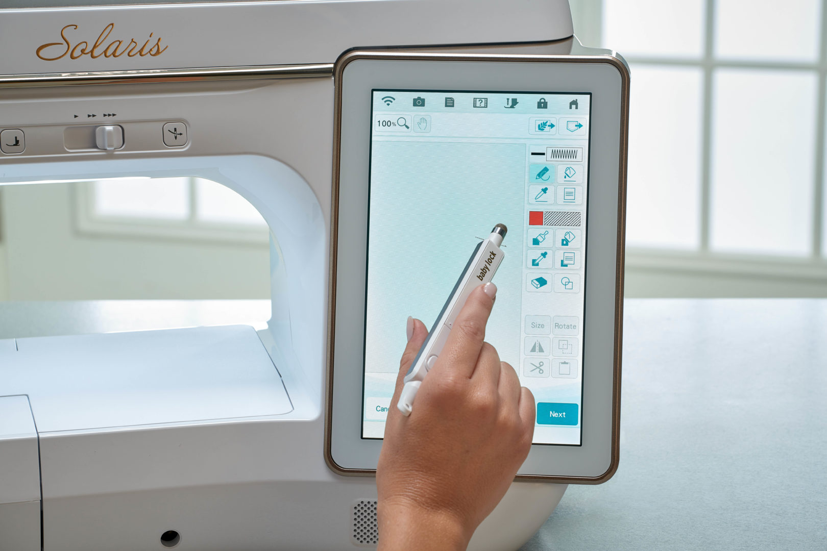 Baby lock Solaris BLSA Available at all Moore's SoCal locations