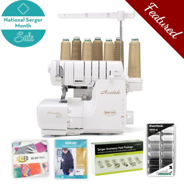 Baby Lock Triumph is available at all Moore's Sewing locations