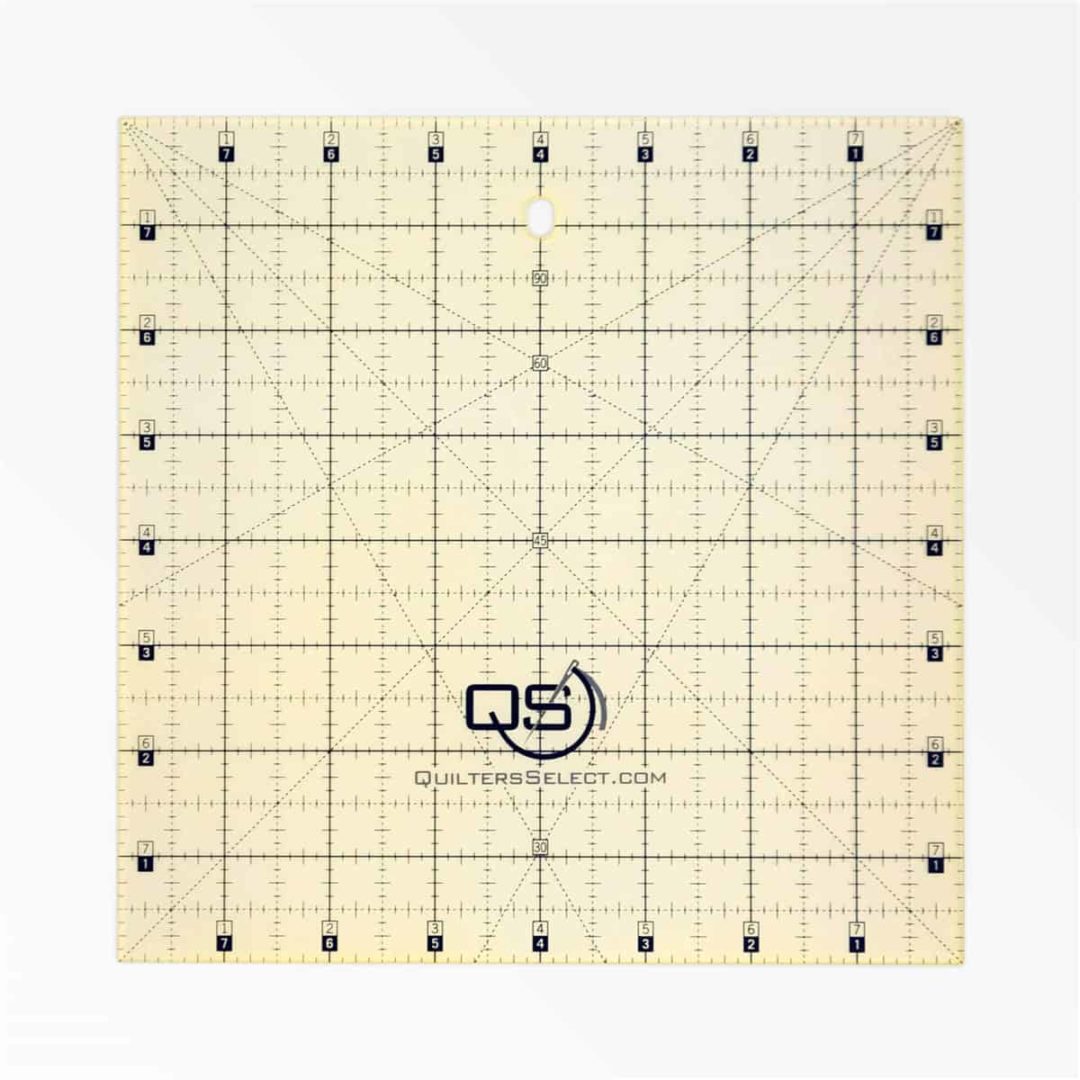8" x 8" Ruler- Quilters Select Non-Slip 8" x 8" Ruler for Quilters