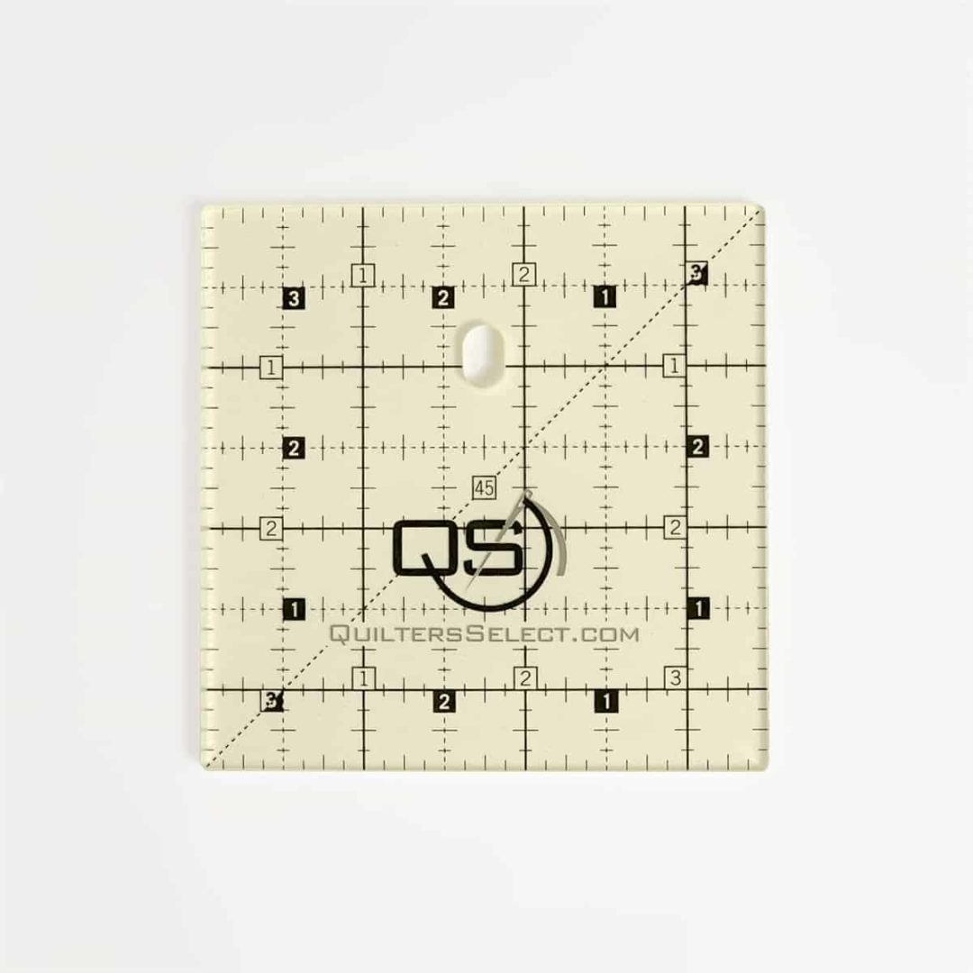 3.5" x 3.5" Ruler- Quilters Select Non-Slip 3.5" x 3.5" Ruler for Quilters