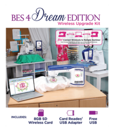 BES4 Dream Edition Software and Power Packs for machine embroidery