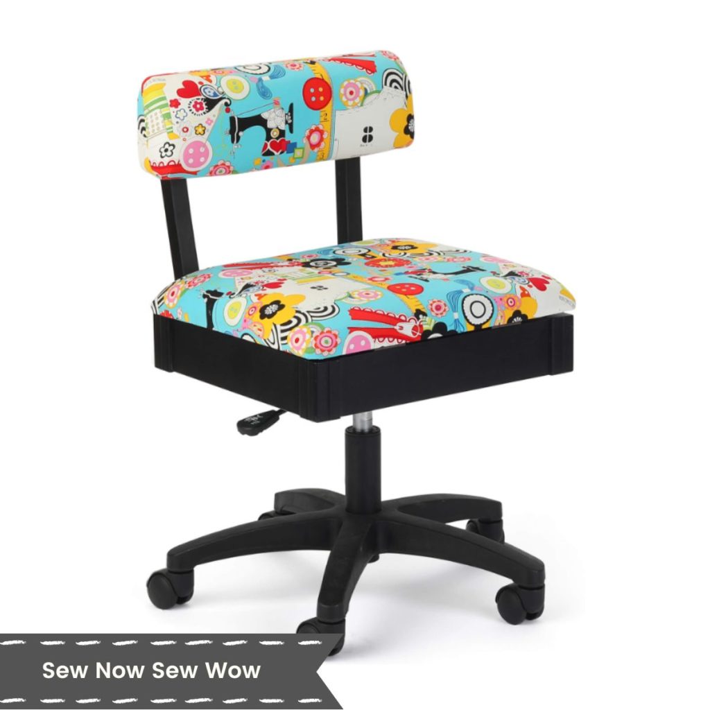 Hydraulic Sewing Chair Available at Moore's Sewing