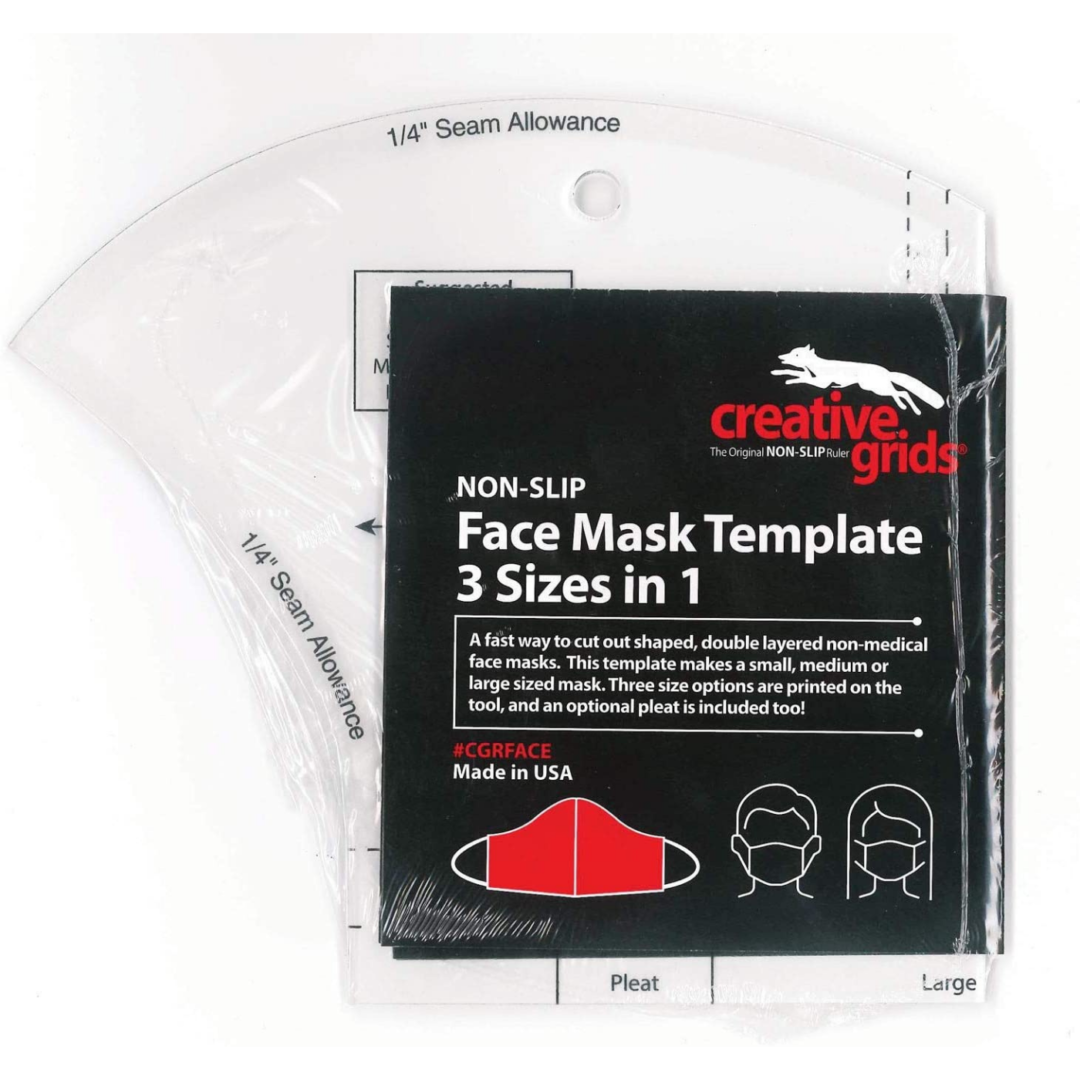 Creative Grids Face Mask Template - Moore's Sewing