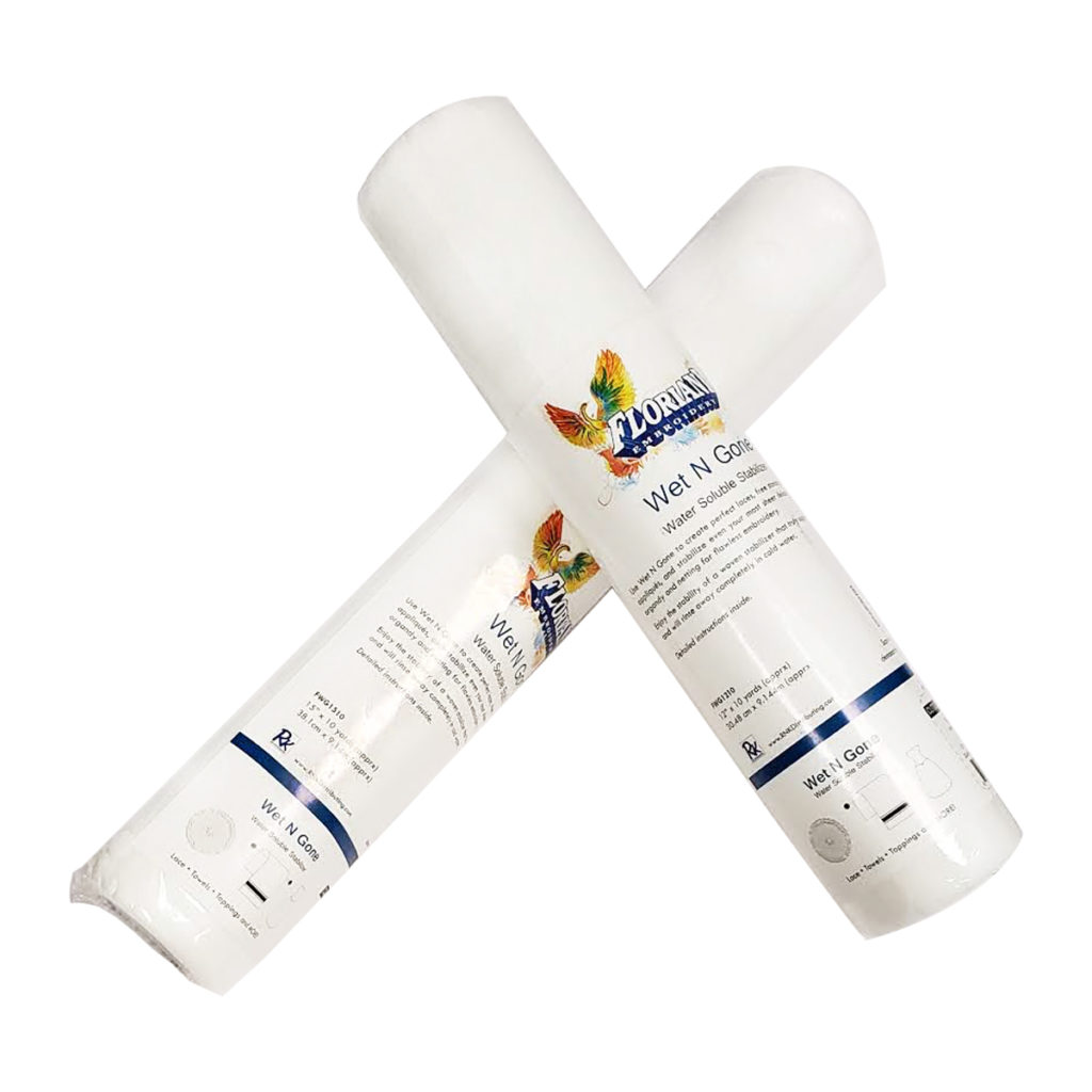 Floriani Wet N Gone embriodery stabilizer - Moore's Sewing