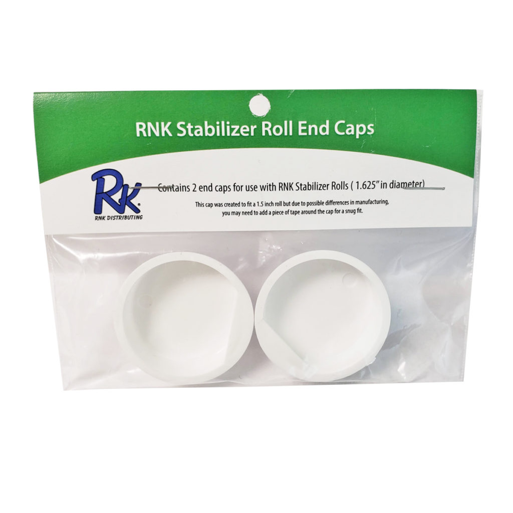 1.5" End Caps - organize your RNK brand stabilizer rolls