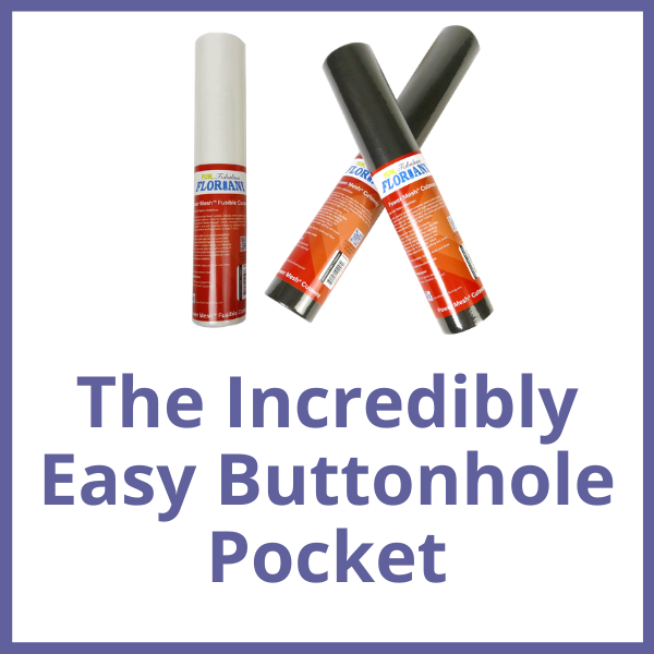 Easy Buttonhole Pocket - Moore's Sewing