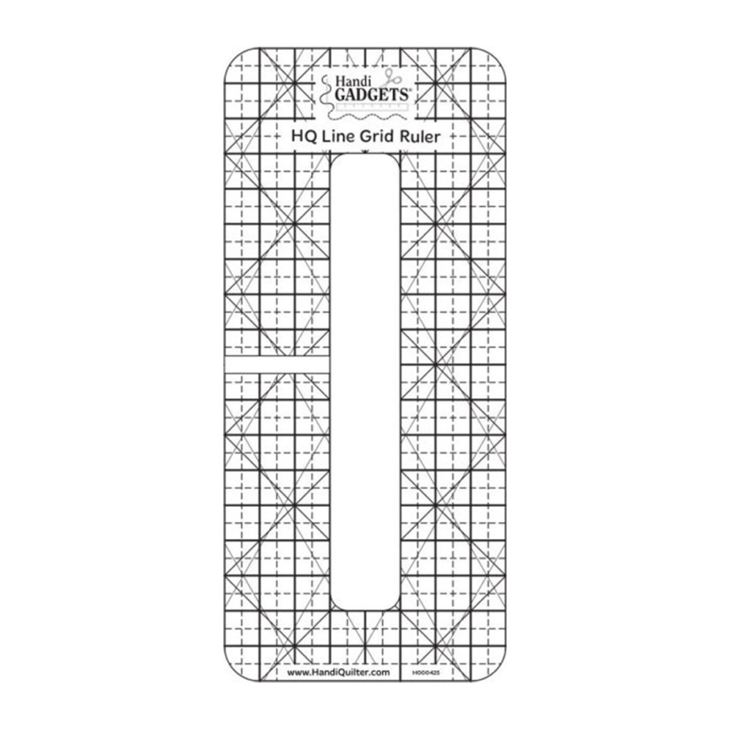 HandiQuilter Line Grid Ruler 6" x 1/2" - Moore's Sewing