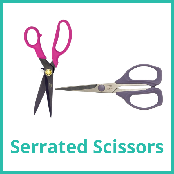 Serrated Scissors - Moore's Sewing