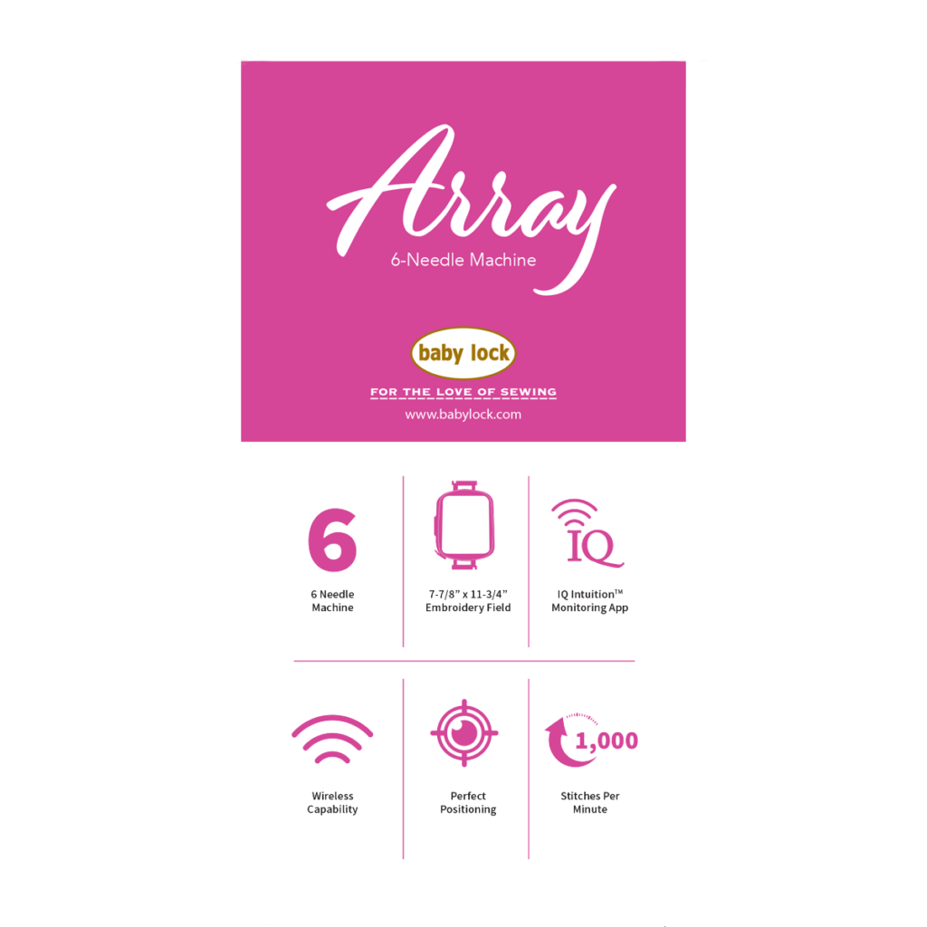 Baby Lock Array Multi-Needle Machine- Moore's Sewing