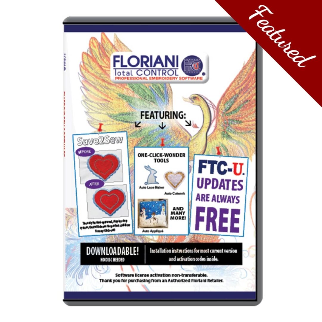 Floriani FTC-U Embroidery Software on Sale at Moore's