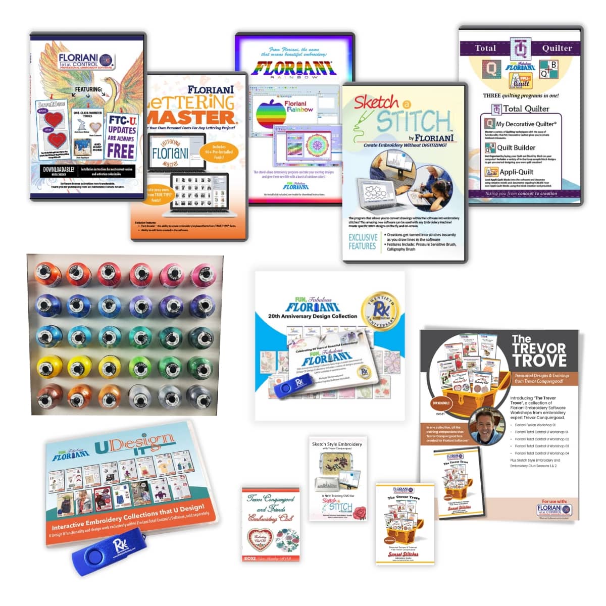 Floriani Universal Bundle Embroidery Digitizing Software- Moore's Sewing