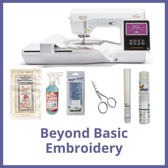 Beyond Basic Embroidery - Moore's Sewing