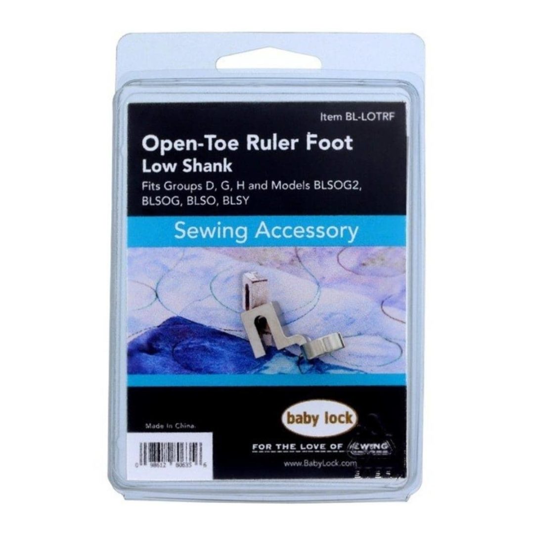 Baby Lock Open Toe Ruler Foot - Low Shank - Moore's Sewing