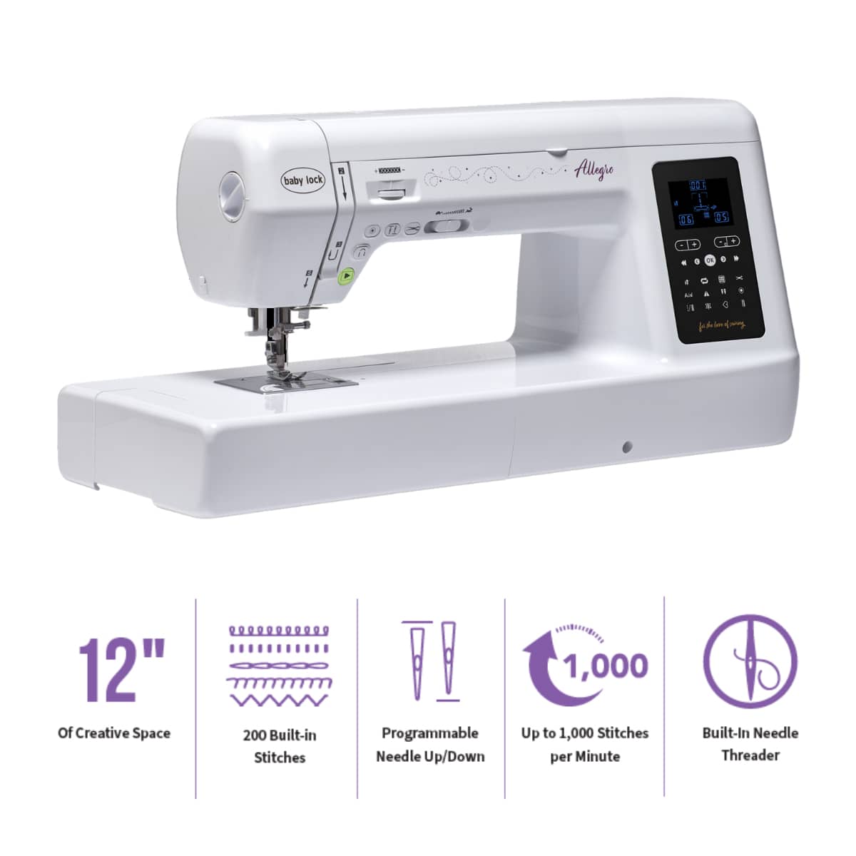 Baby Lock Allegro Quilting and Sewing Machine - Moore's Sewing