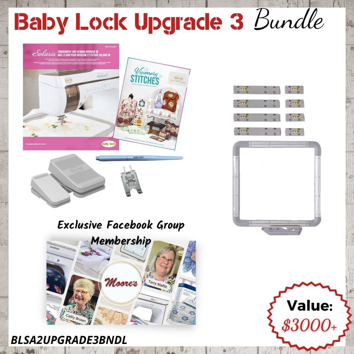 Baby Lock Upgrade 3 for Solaris- Moore's Sewing