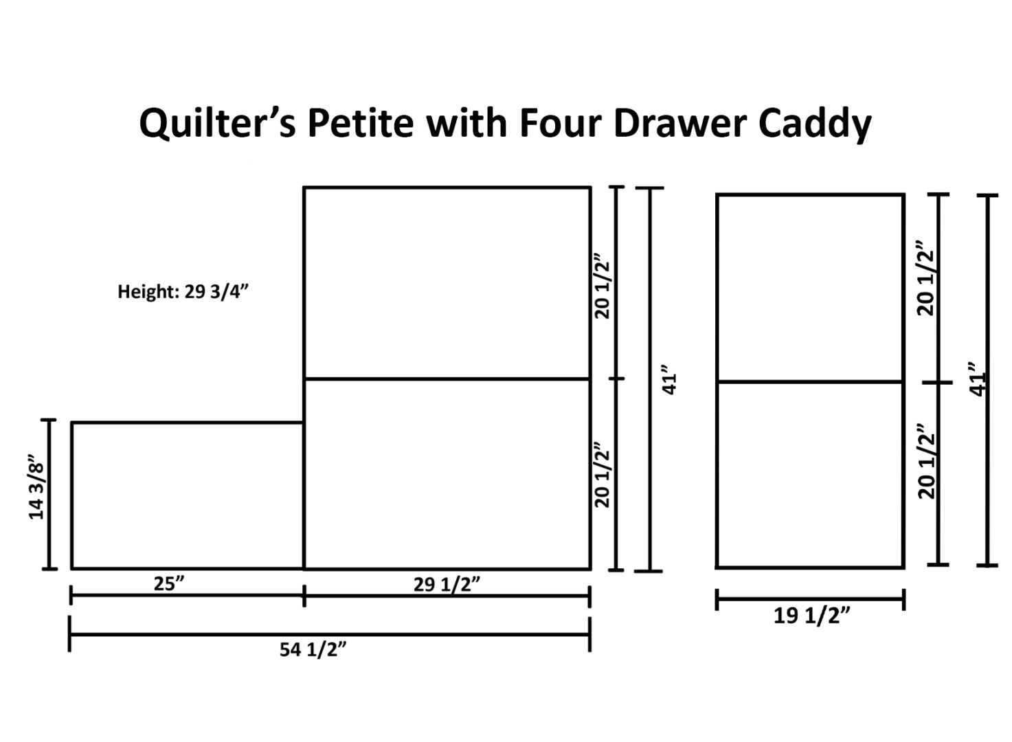 SewFine Quilter's Petite Cabinet with Caddy - Moore's Sewing