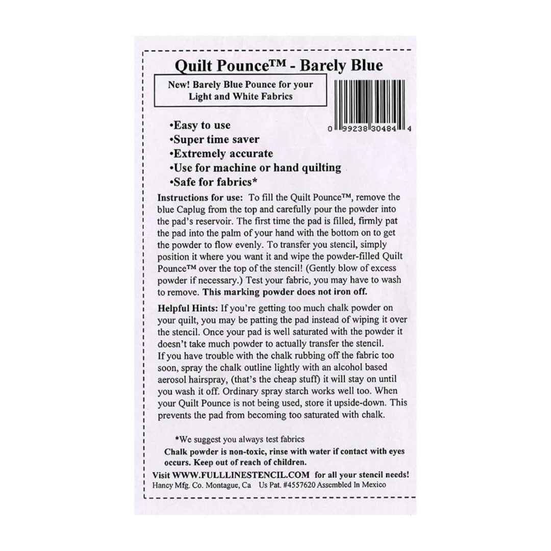 Quilt Pounce Powder - Multiple Options - Moore's Sewing