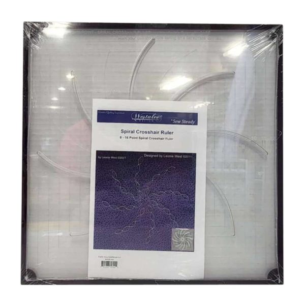 Sew Steady Westalee Design Spiral Crosshair Ruler - 8 point