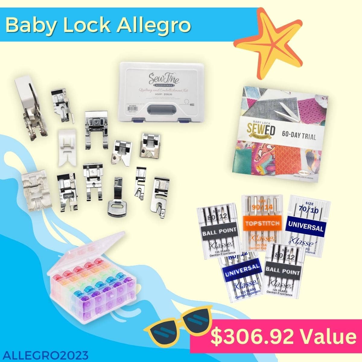 Baby Lock Allegro Quilting and Sewing Machine - Moore's Sewing
