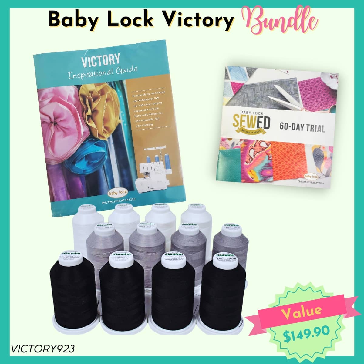 Baby Lock Victory is available at all Moore's Sewing locations