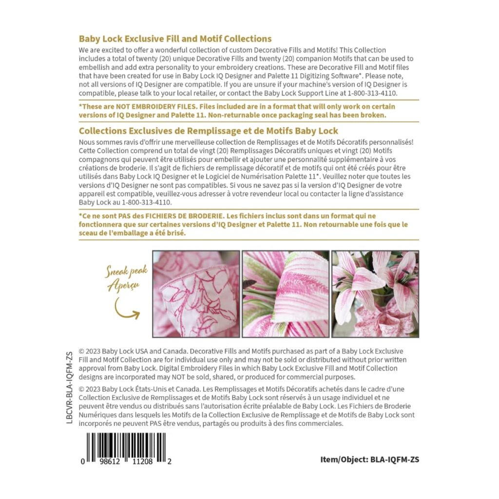 Fills and Motif Zandra Shaw Collection - Moore's Sewing