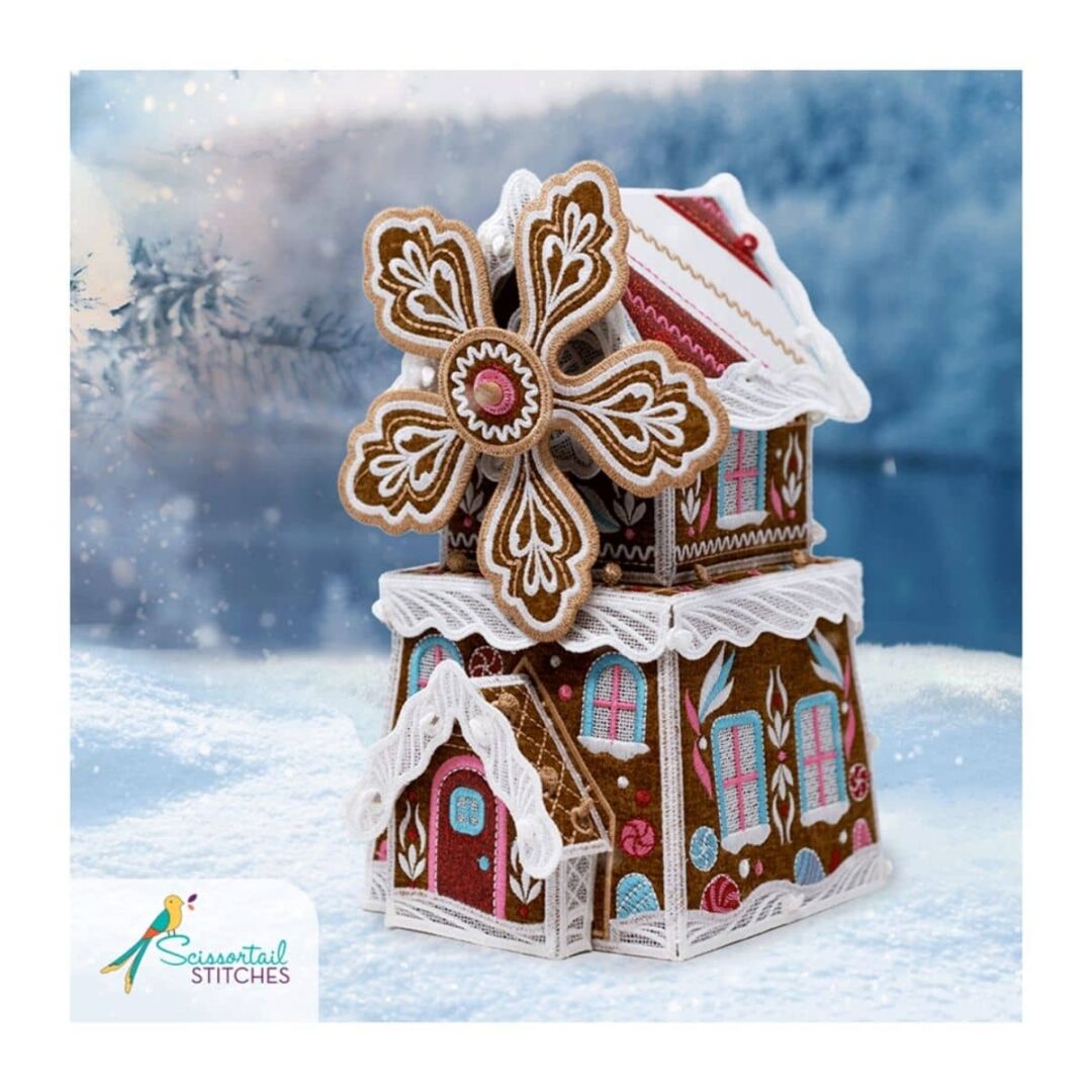 OeSD Freestanding Gingerbread Windmill- Moore's Sewing