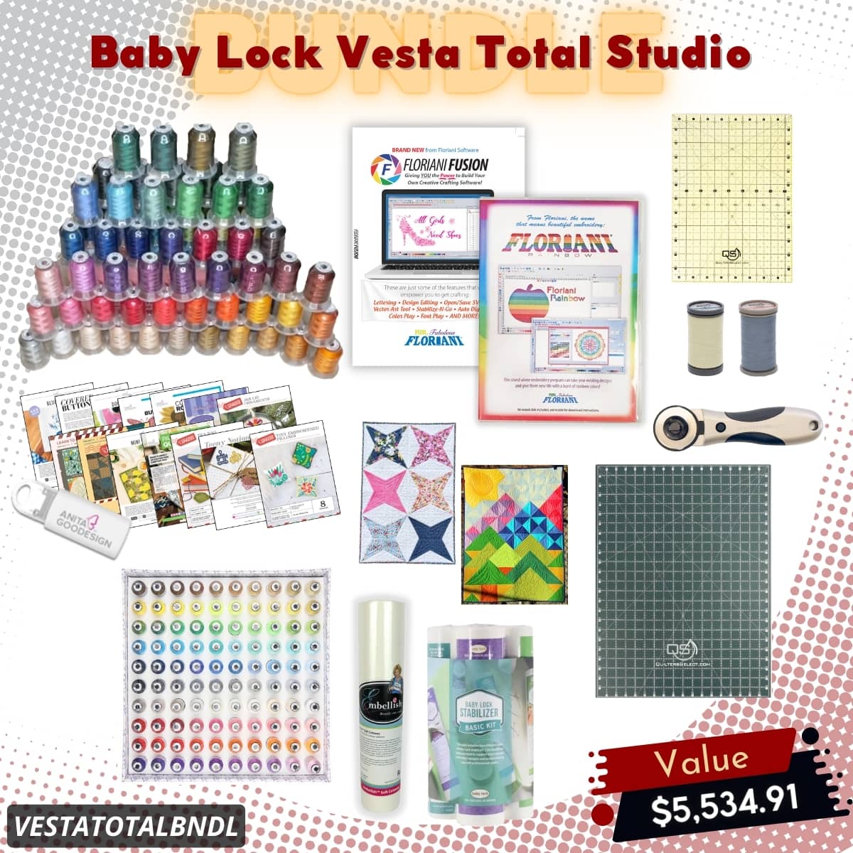Baby Lock Vesta Total Studio Bundle - Moore's Sewing