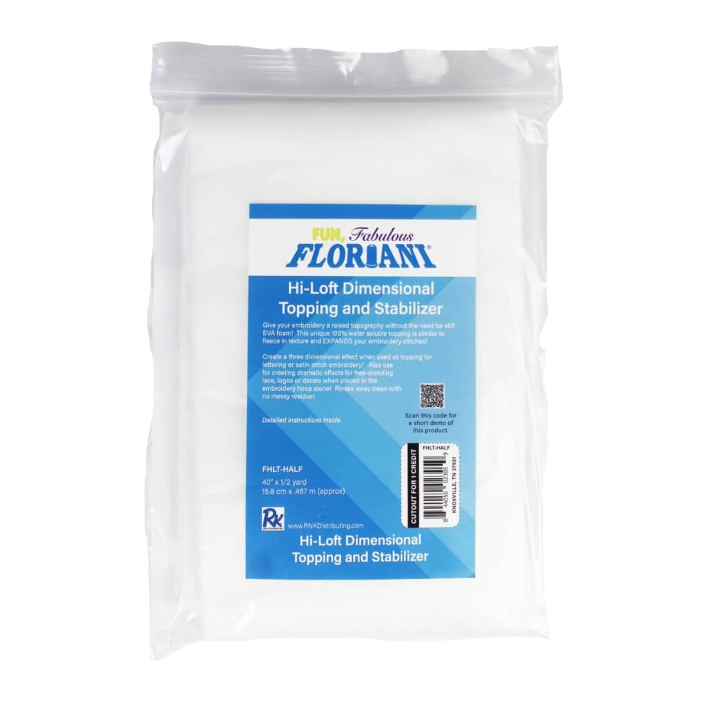 Hi Loft Dimensional Topping and Stabilizer - Moore's Sewing