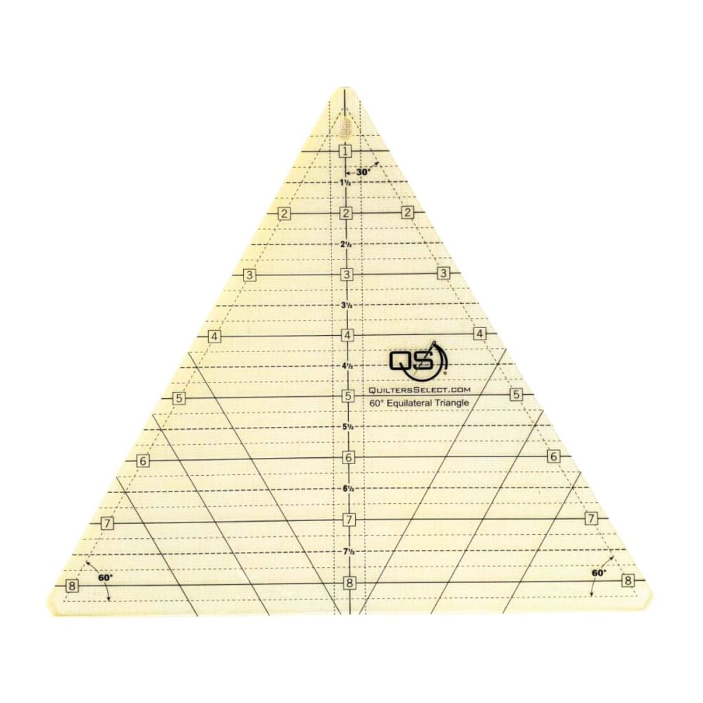 Quilters Select 60 Degree Triangle Ruler - Moore's Sewing