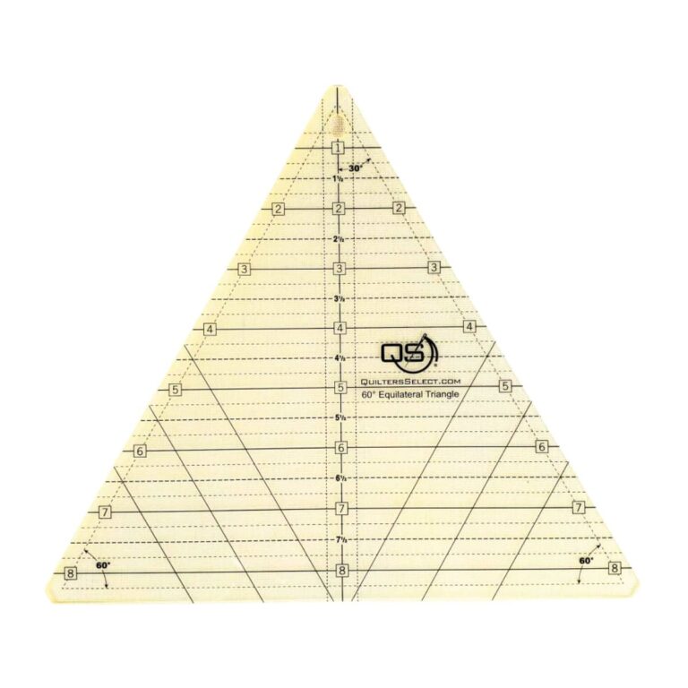 Quilters Select 60 Degree Triangle Ruler - Moore's Sewing