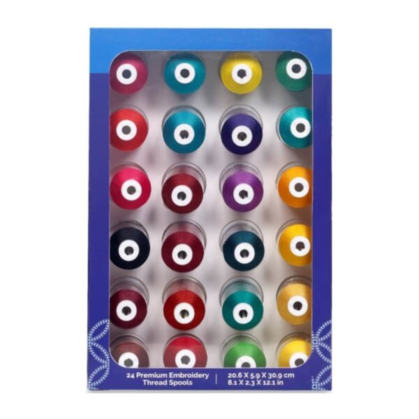 Brother Jewel Tones Thread Set (24 Spools) - Moore's Sewing
