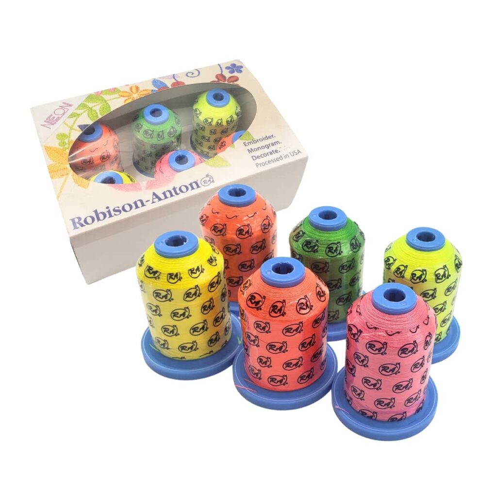 Robison-Anton Neon Thread Set - Moore's Sewing