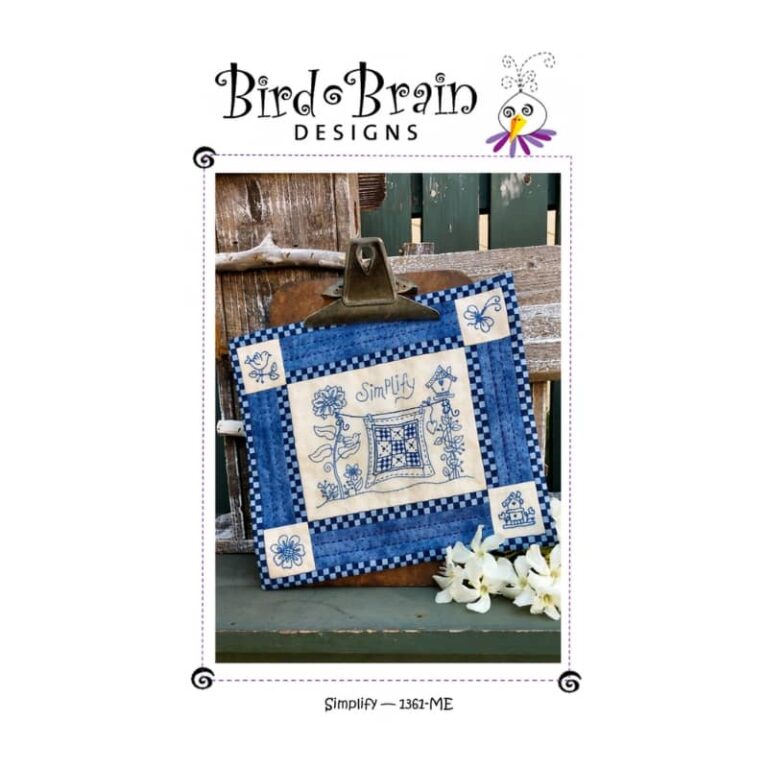 Bird Brain Designs Simplify Machine Embroidery - Moore's Sewing