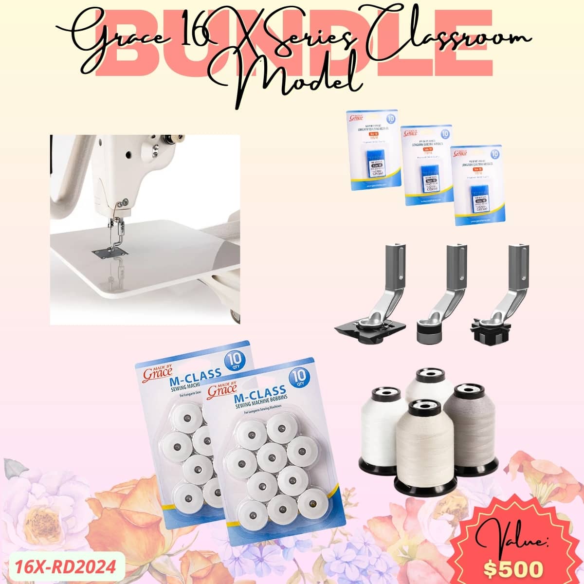 Grace Q'nique 16X Midarm Quilting Machine - Moore's Sewing