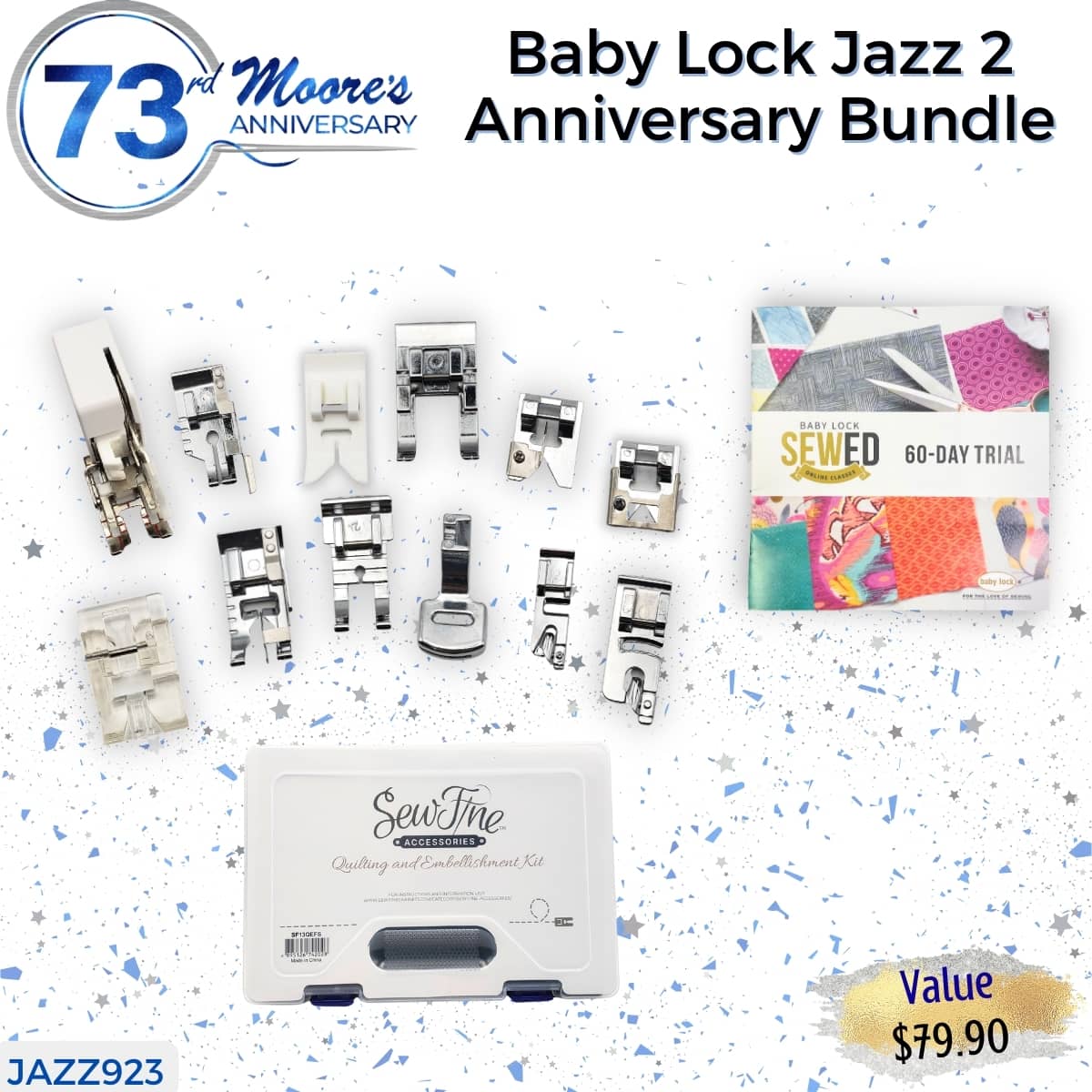 Baby Lock Jazz II Sewing and Quilting Machine - Moore's Sewing