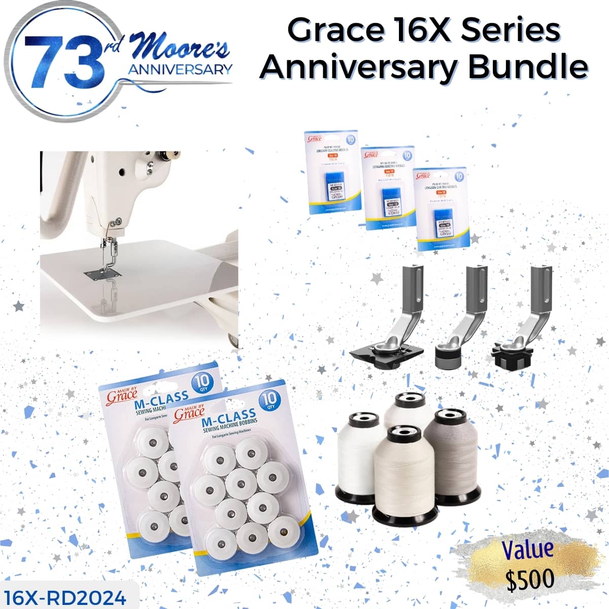 Grace Q'nique 16X Midarm Quilting Machine - Moore's Sewing