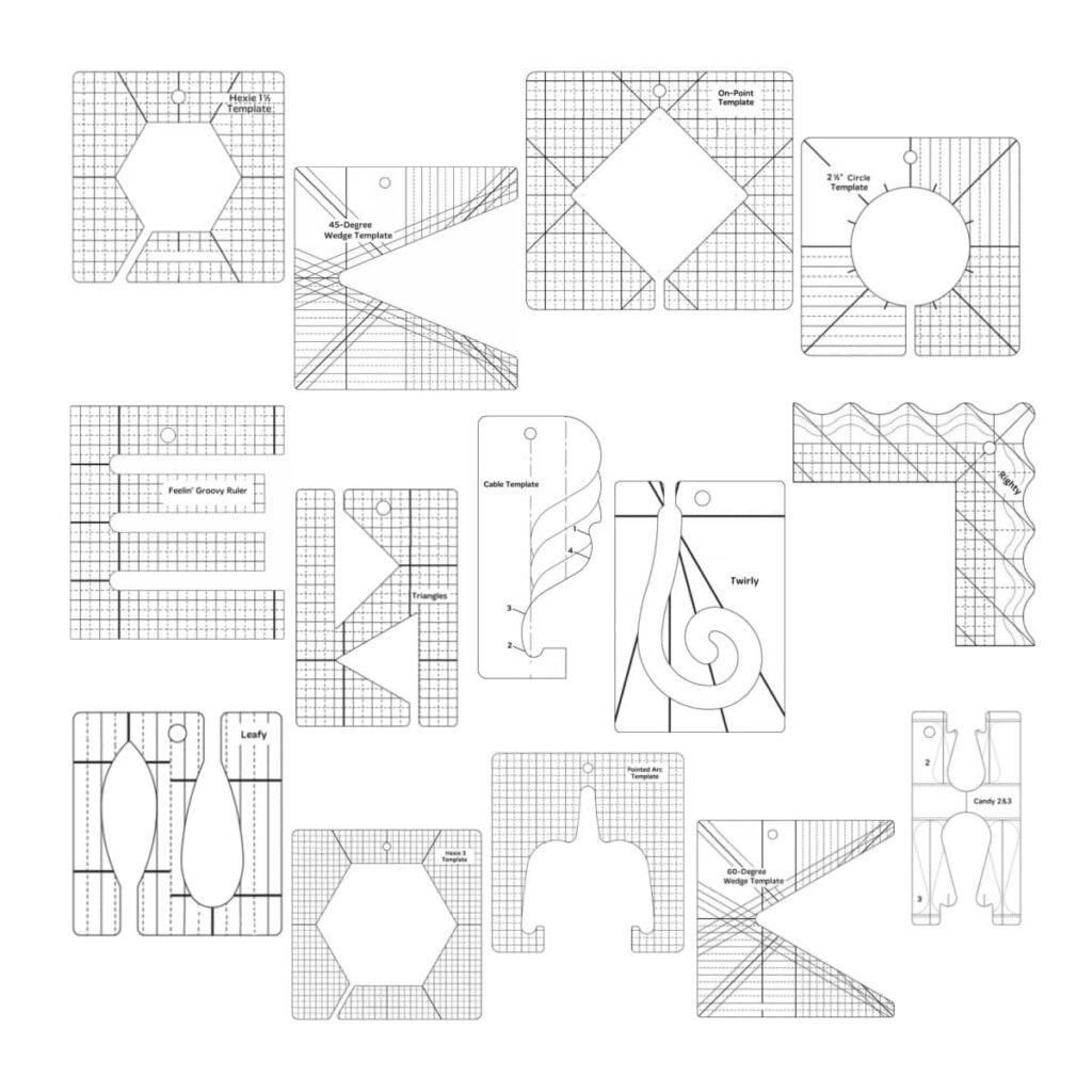 Longarm Ruler Bundle - Moore's Sewing