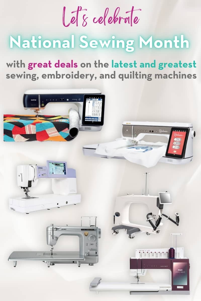 Home page banner for National Sewing Month - Moore's Sewing