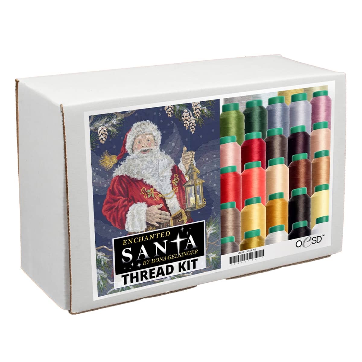 OeSD Enchanted Santa Thread Kit- Moore's Sewing