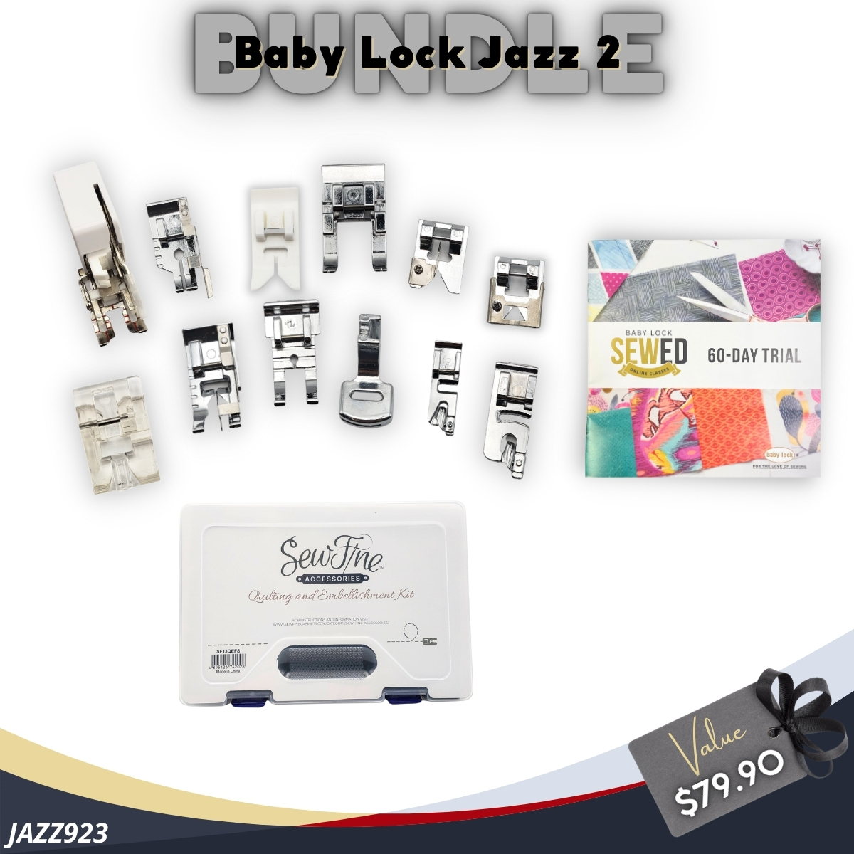 Baby Lock Jazz II Sewing and Quilting Machine - Moore's Sewing
