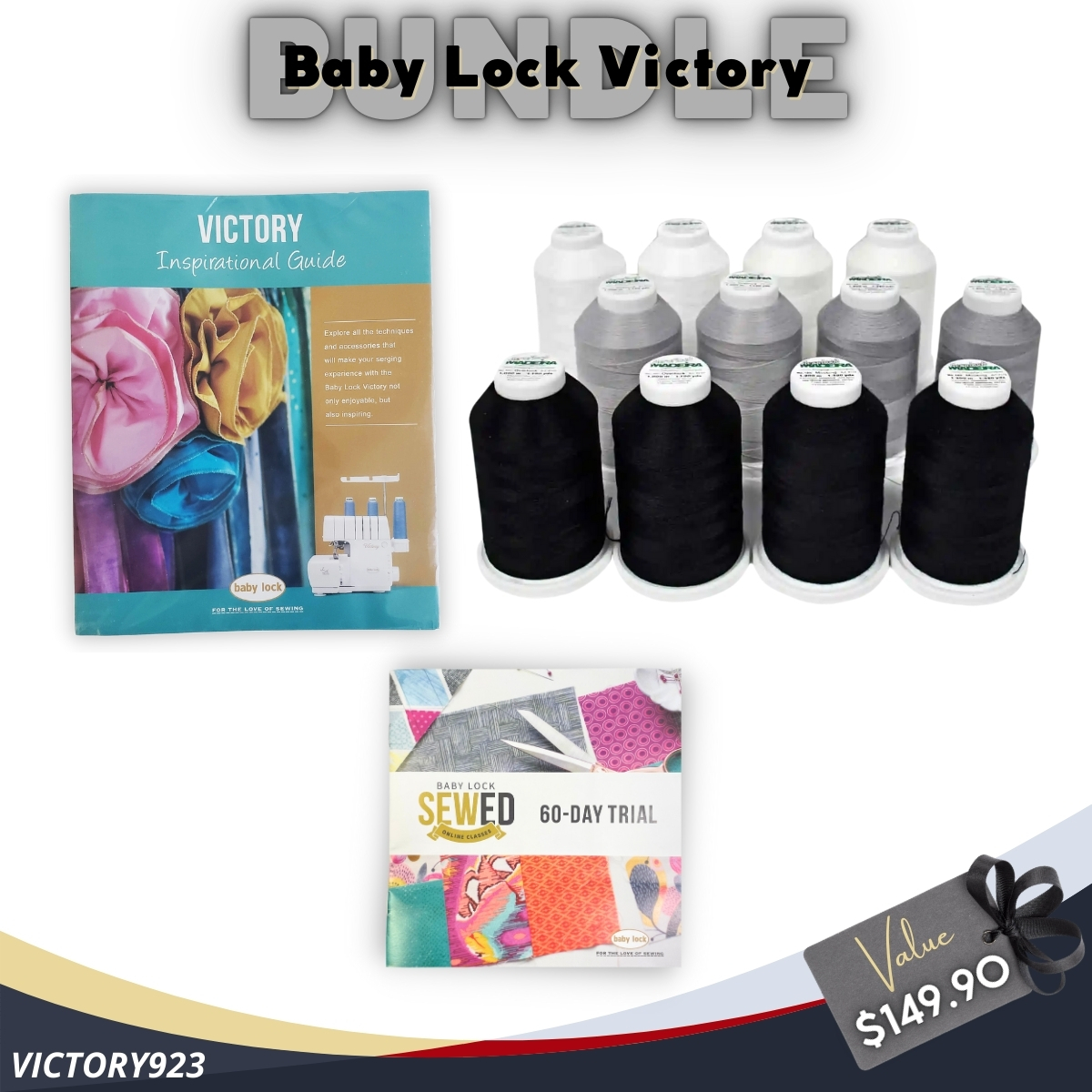 Baby Lock Victory is available at all Moore's Sewing locations