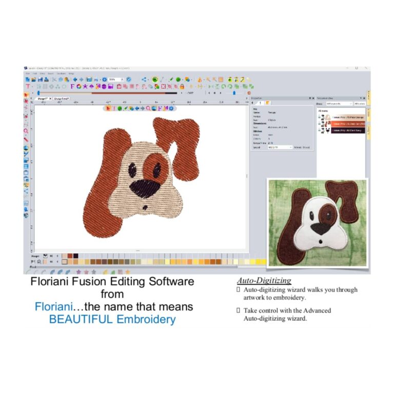 Floriani Fusion Digitizing Software - Moore's Sewing