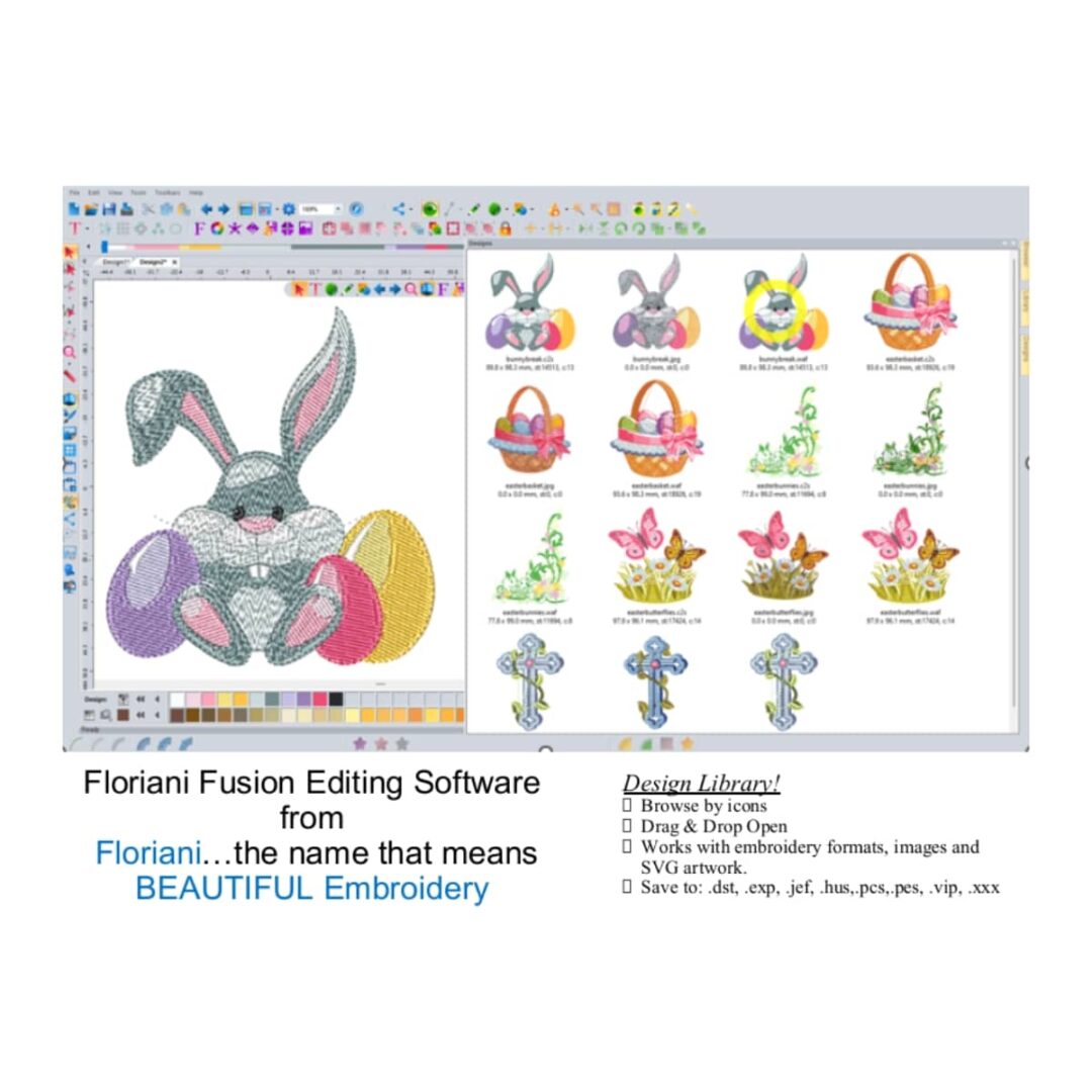 Floriani Fusion Digitizing Software - Moore's Sewing