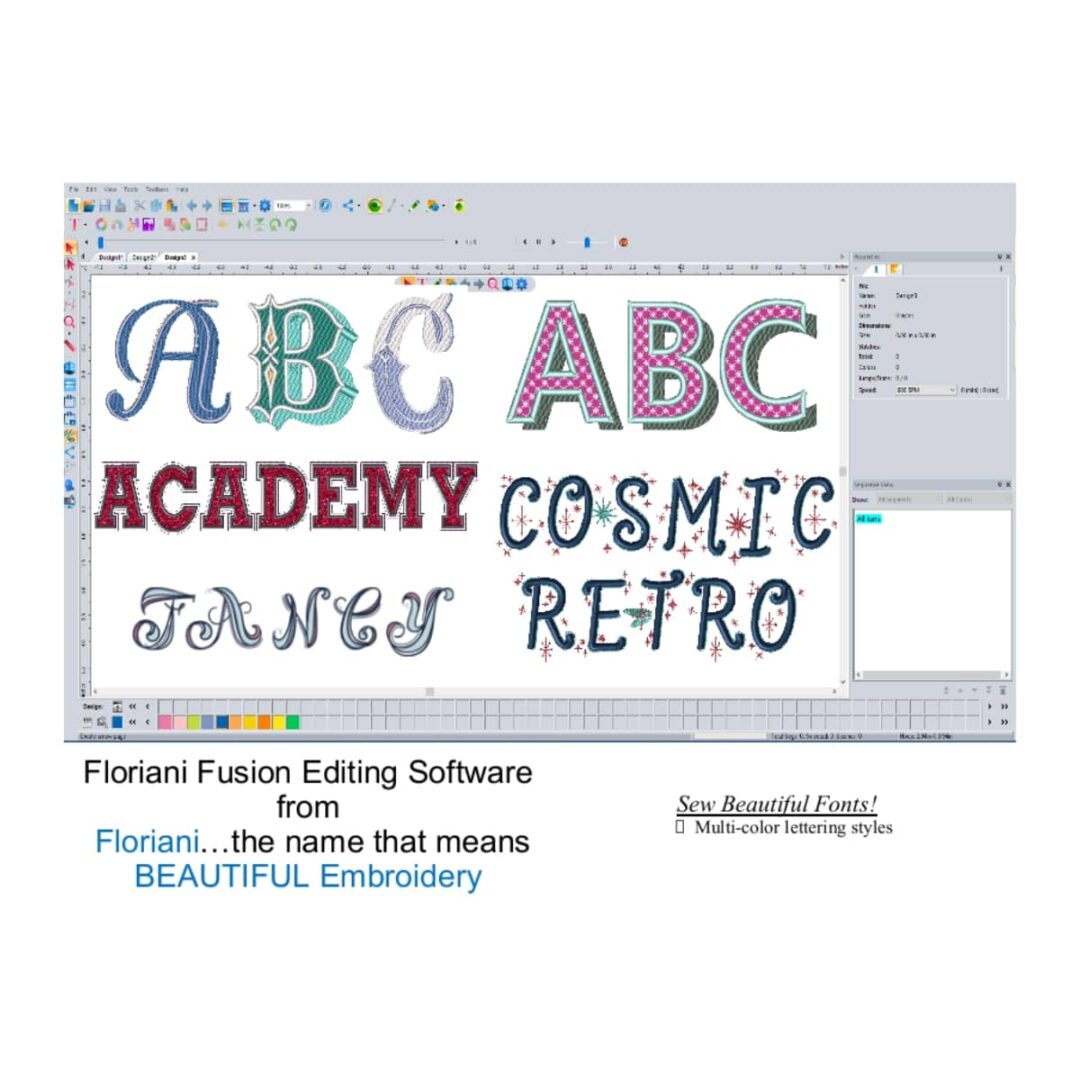 Floriani Fusion Digitizing Software - Moore's Sewing