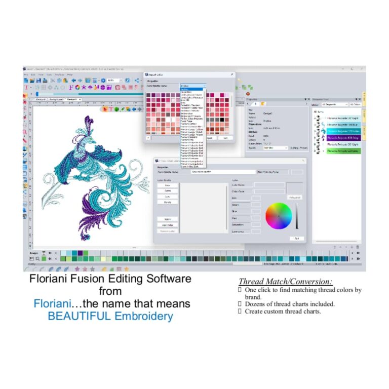 Floriani Fusion Digitizing Software - Moore's Sewing