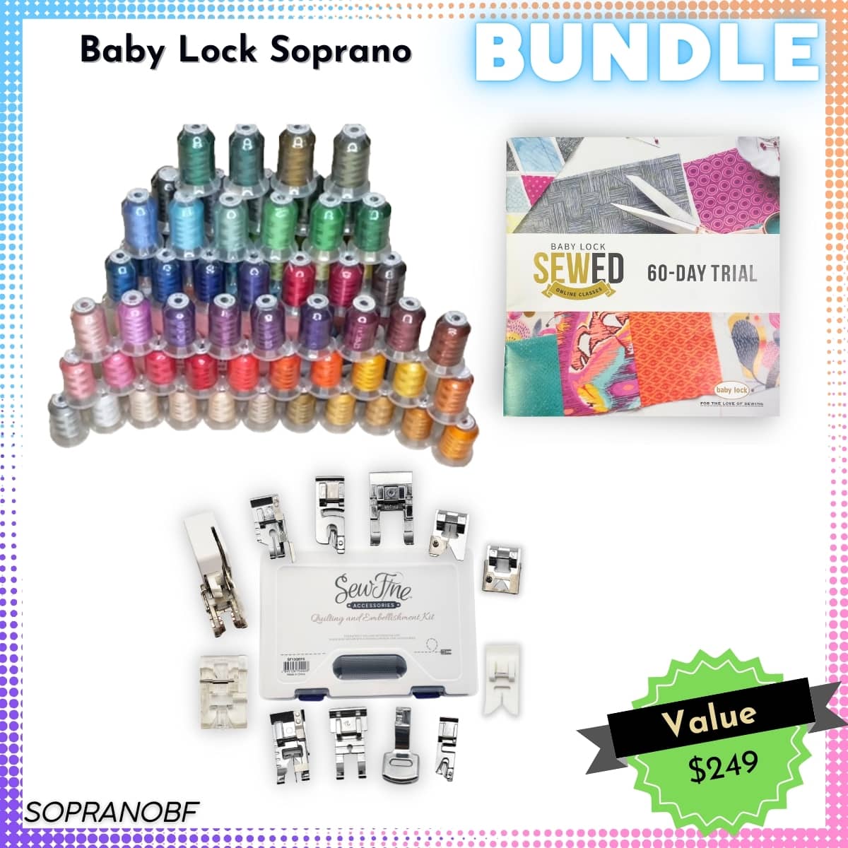 Baby Lock Soprano Sewing and Quilting Machine - Moore's Sewing