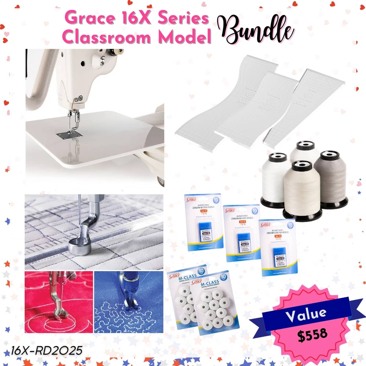 Grace Q'nique 16X Midarm Quilting Machine - Moore's Sewing