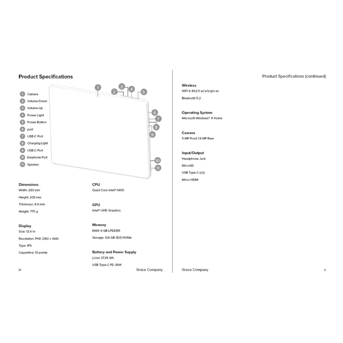 Grace QCT 6 Tablet - Moore's Sewing