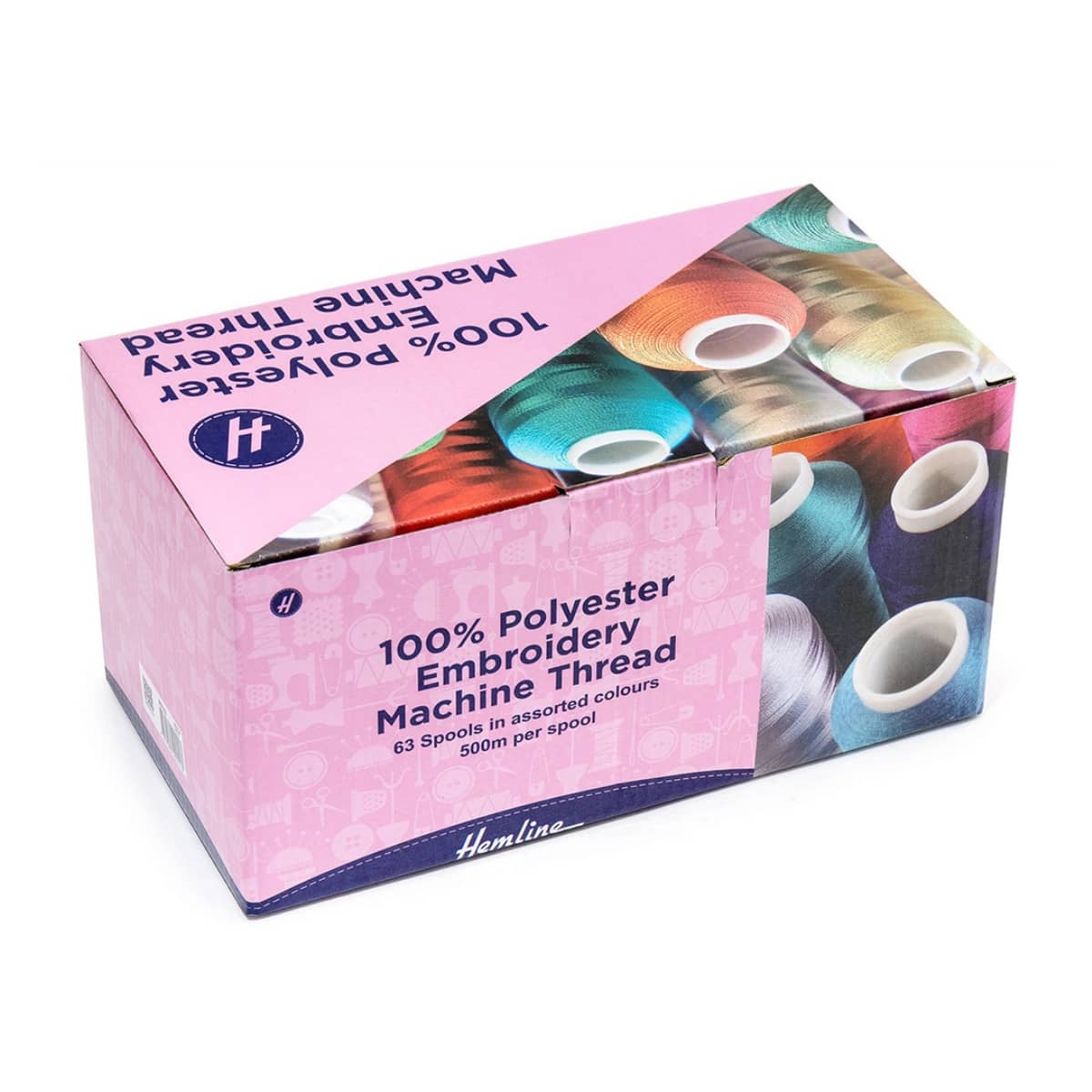 Hemline Assorted Color Poly Thread Set - Moore's Sewing