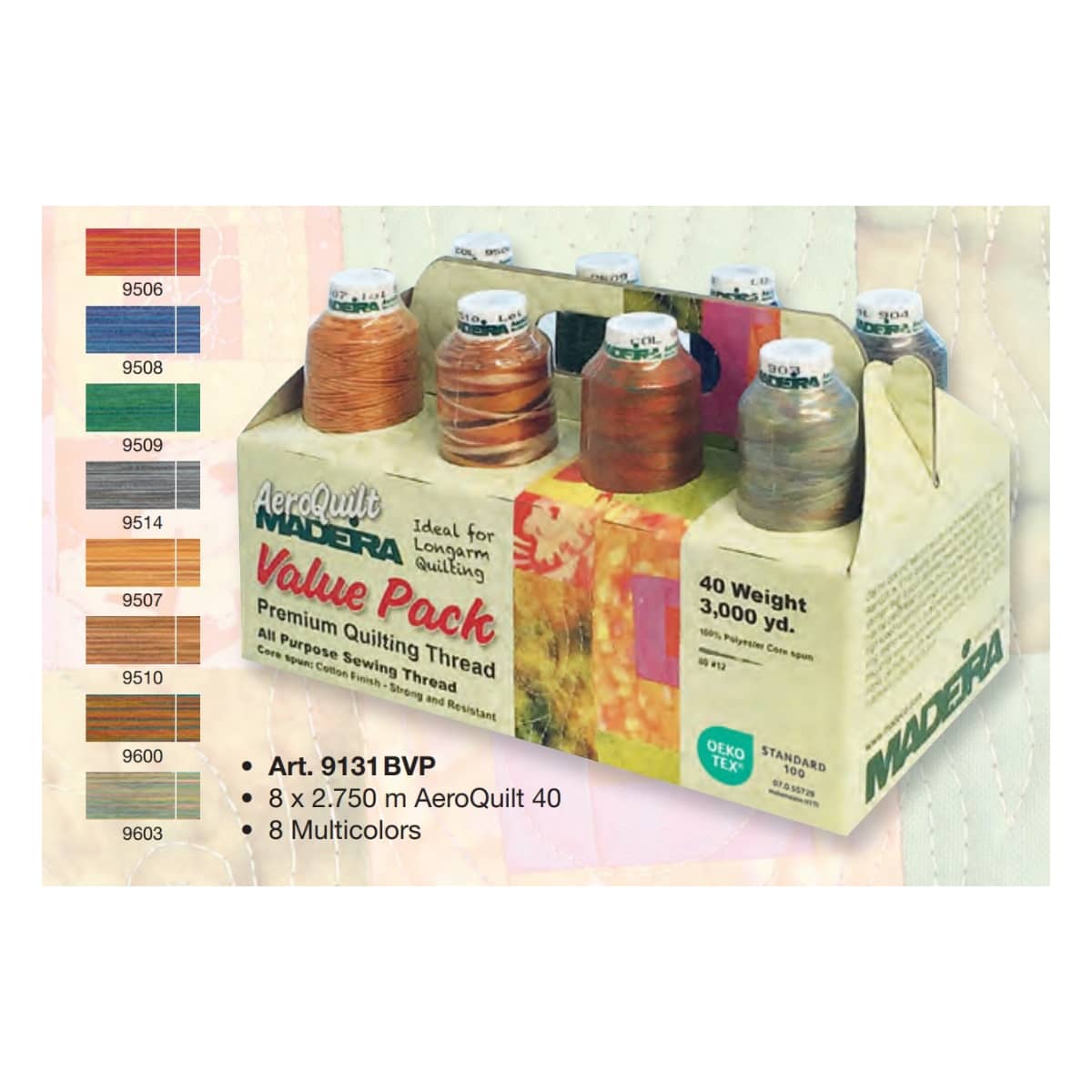 Madeira Aeroquilt Varigated Thread Set - Moore's Sewing